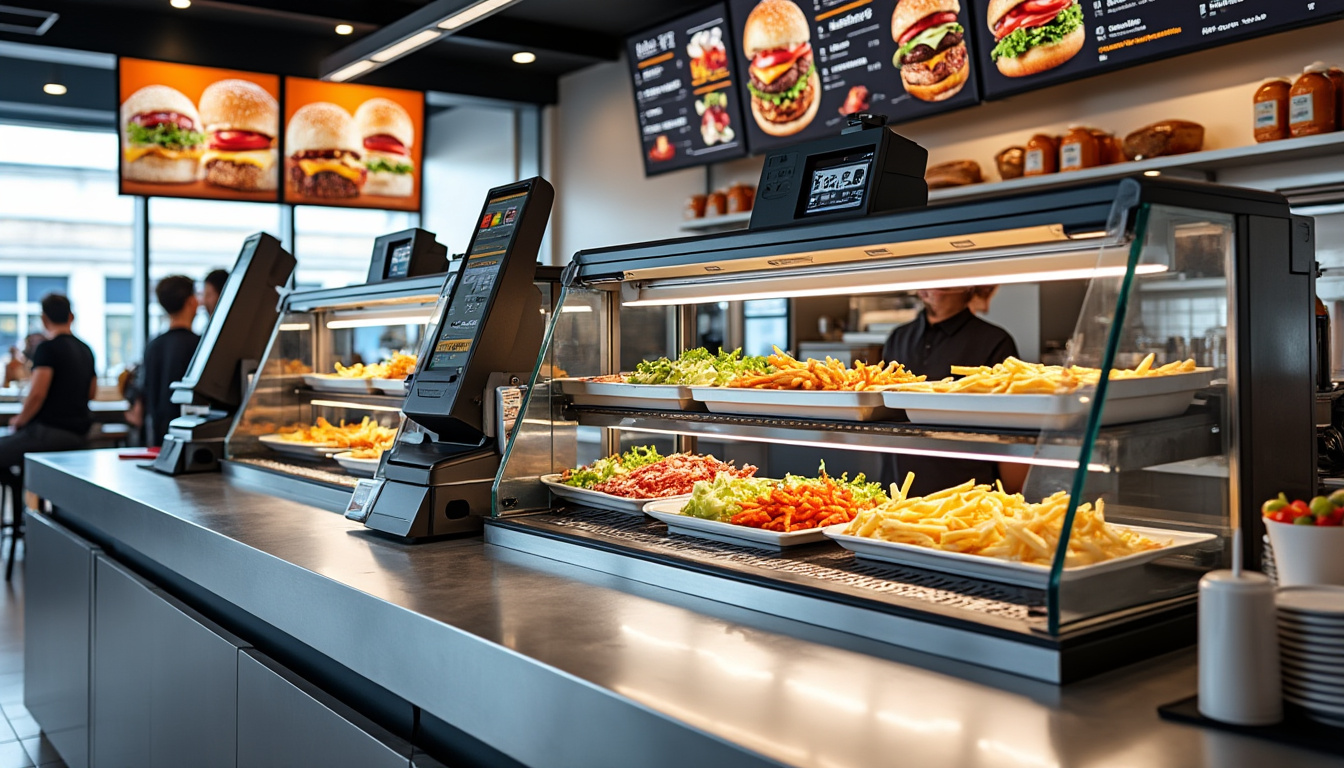 Optimisez Votre Espace : Aménagement Astucieux d'un Comptoir Fast Food